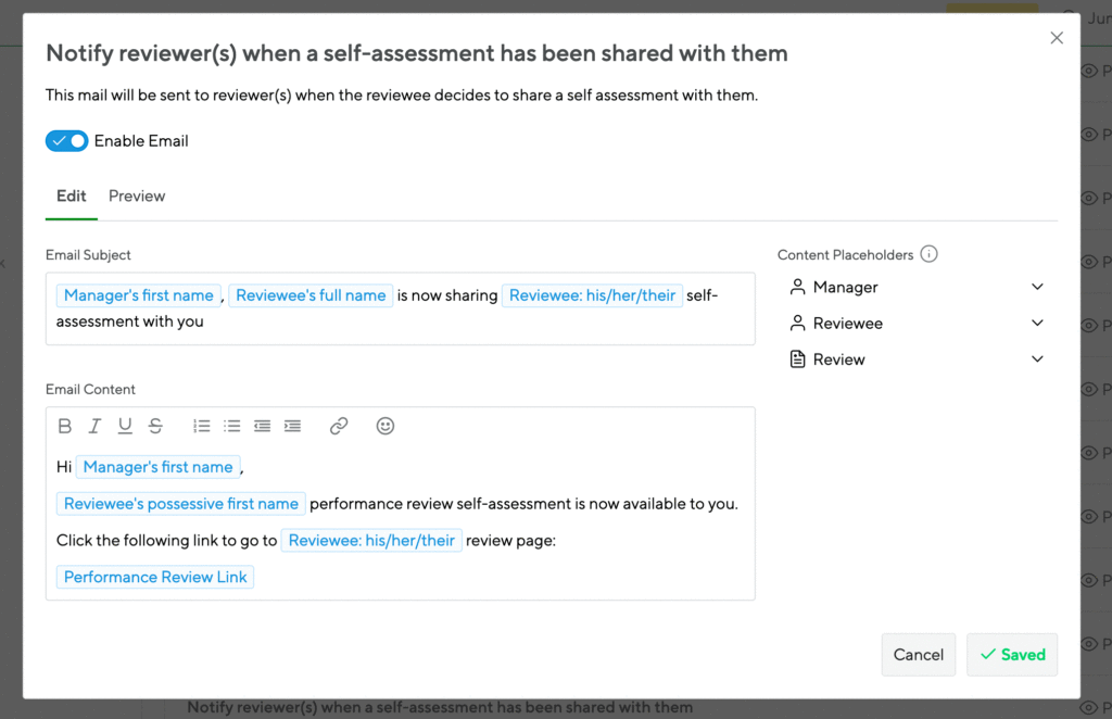 Email Notification Templates Small Improvements Help Center