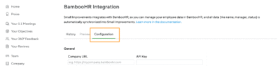 BambooHR - Setup Guide and Best Practices - Small Improvements Help Center