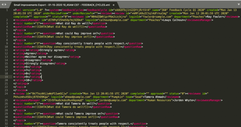 Exports - Small Improvements Help Center