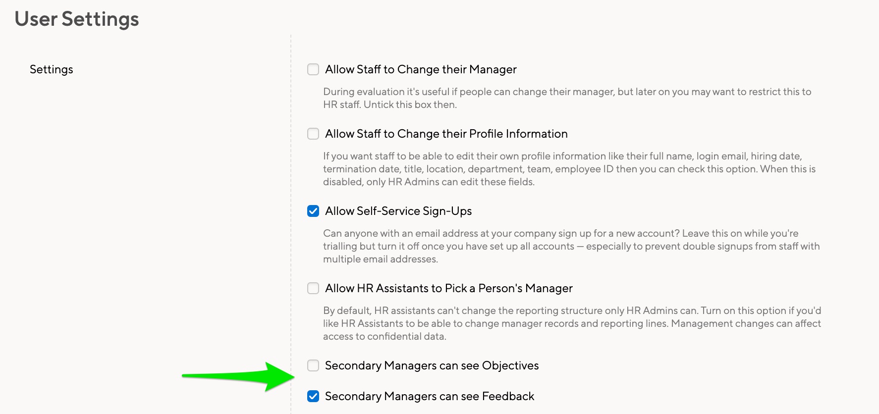 Direct and Secondary Managers - Small Improvements Help Center
