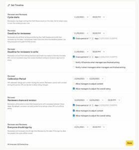 Calibration in performance reviews - Small Improvements Help Center