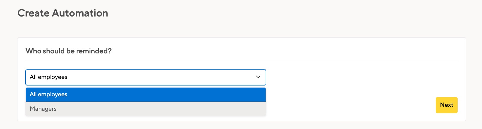 Automated Reminders (Beta) - Small Improvements Help Center